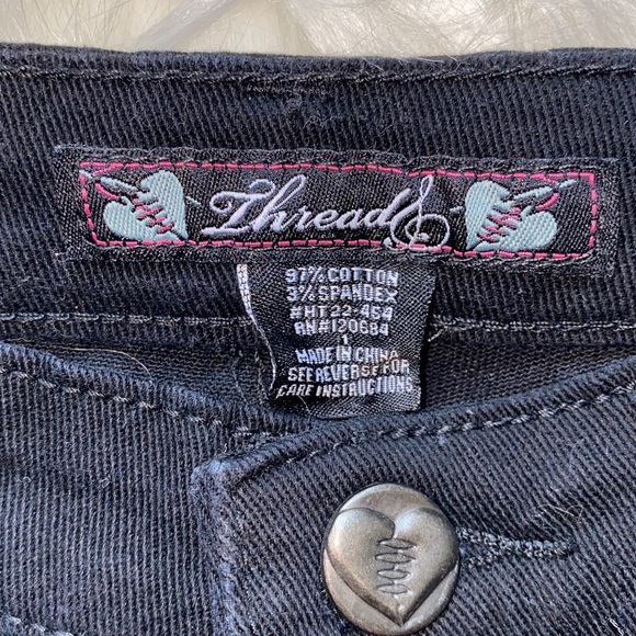 Hot Topic | Jeans | Threadshottopic Black Skinny Jeans | Poshmark